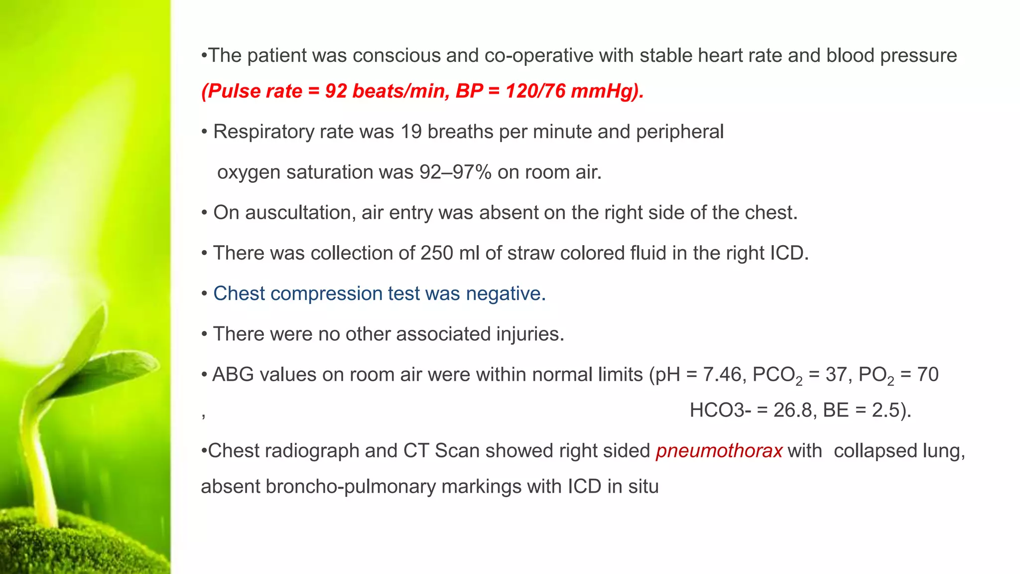 BRONCHO PLEURAL FISTULA | PPTX