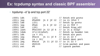 BPF - in-kernel virtual machine | PDF