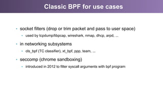 BPF - in-kernel virtual machine | PDF