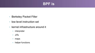 BPF - in-kernel virtual machine | PDF