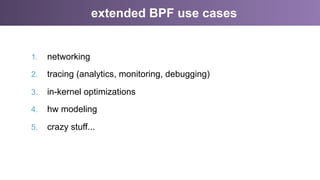 BPF - in-kernel virtual machine | PDF