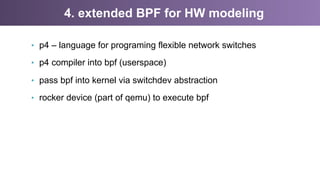BPF - in-kernel virtual machine | PDF