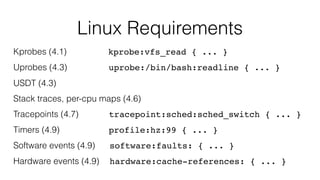 bpftrace - Tracing Summit 2018 | PDF