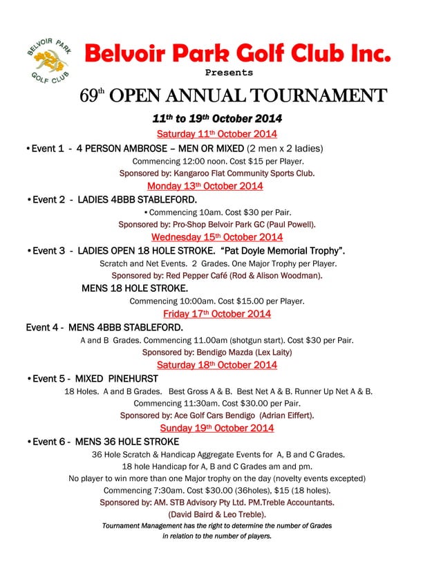 Bpgc 69th annual tournament flyer front 2014 (2) | PDF