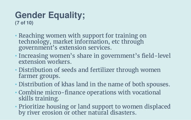 Top Ideas for Gender Equality
