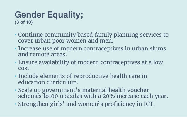 Top Ideas for Gender Equality