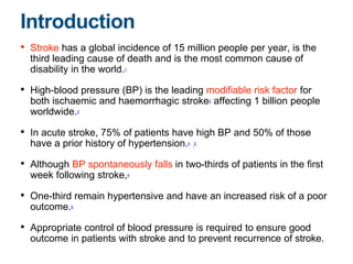 BP Targets in Stroke | PPTX