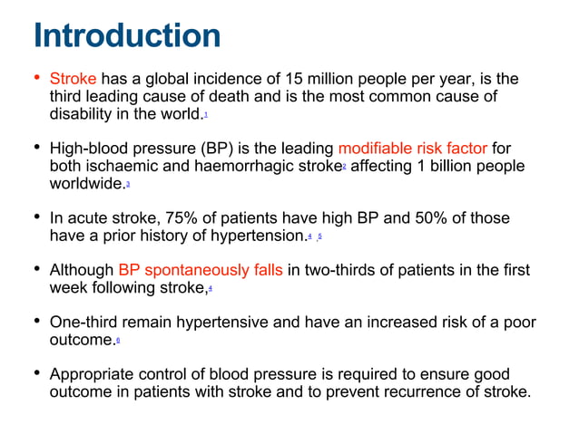 BP Targets in Stroke | PPTX | Heart and Cardiovascular Diseases ...