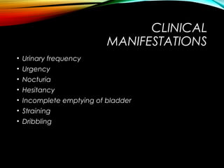 Benign Prostatic Hyperplasia (BPH and LUTS) | PPT