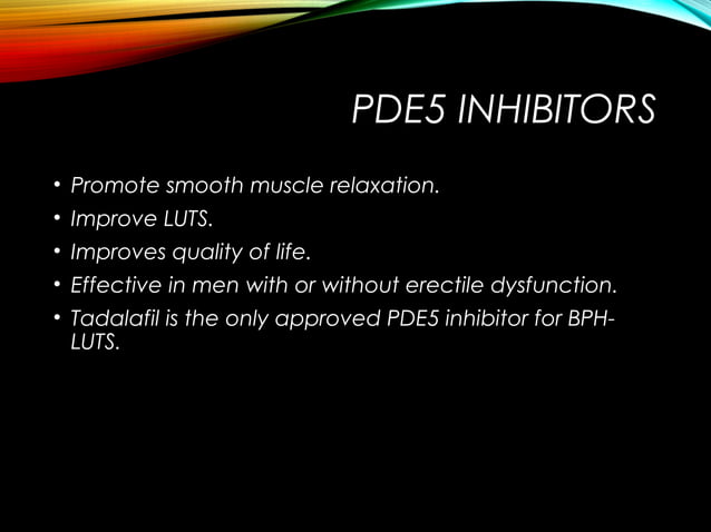 Benign Prostatic Hyperplasia (BPH and LUTS) | PPT | Sexual Conditions ...