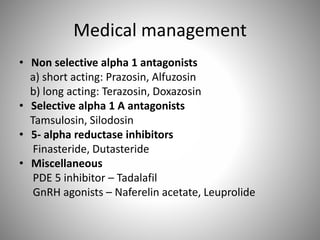 Treatment of BPH | PPTX