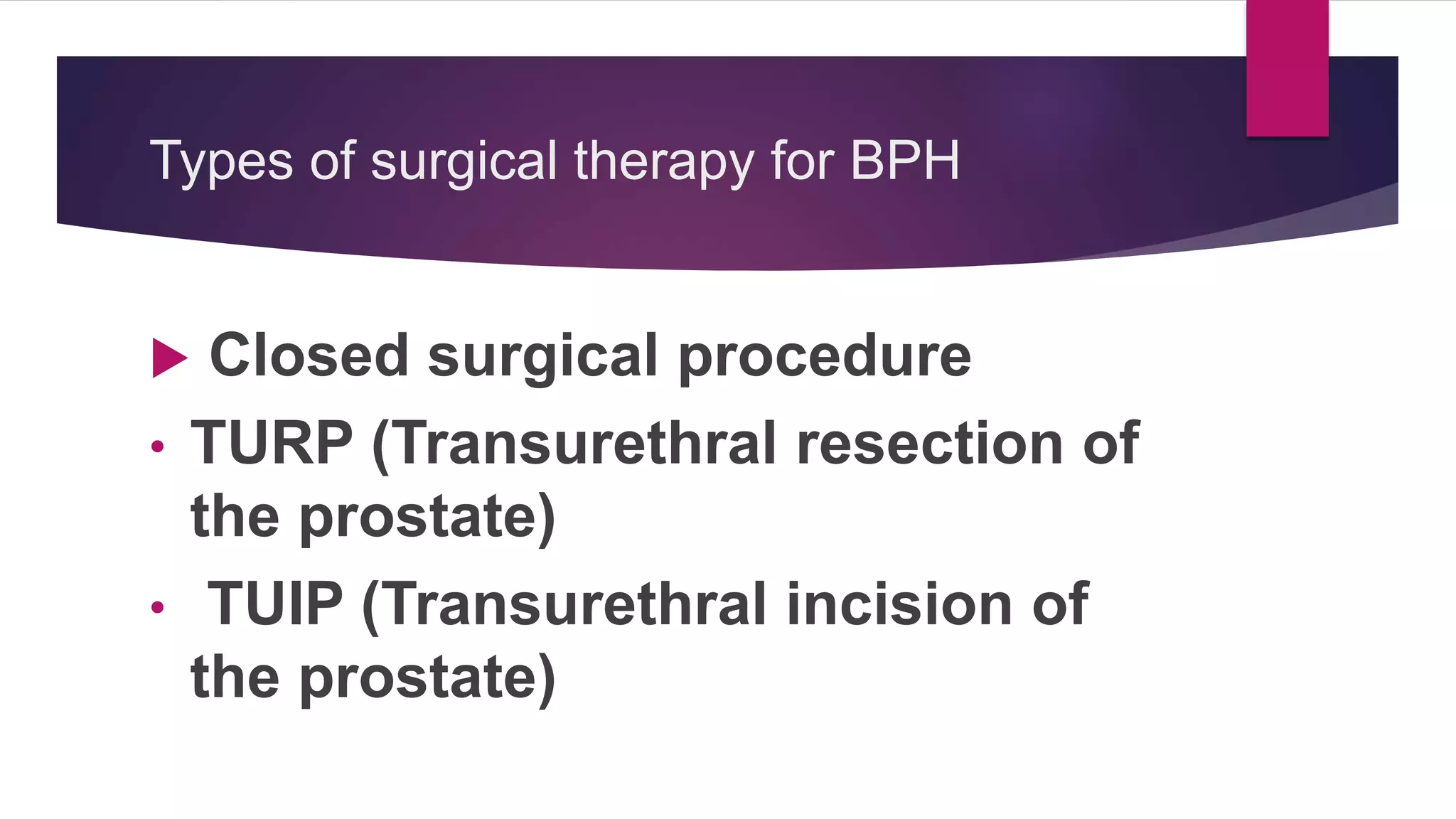 BPH BENGIN PROSTATE HYPERPLASIA | PPTX