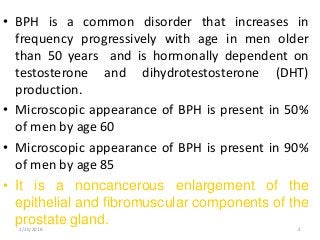 BENIGN PROSTATIC HYPERPLASIA | PPTX