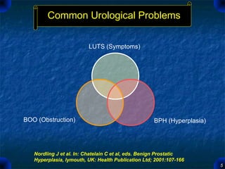 Benign enlargement of prostate . medical therapy | PPT