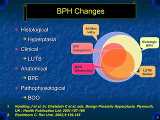 Benign enlargement of prostate . medical therapy | PPT