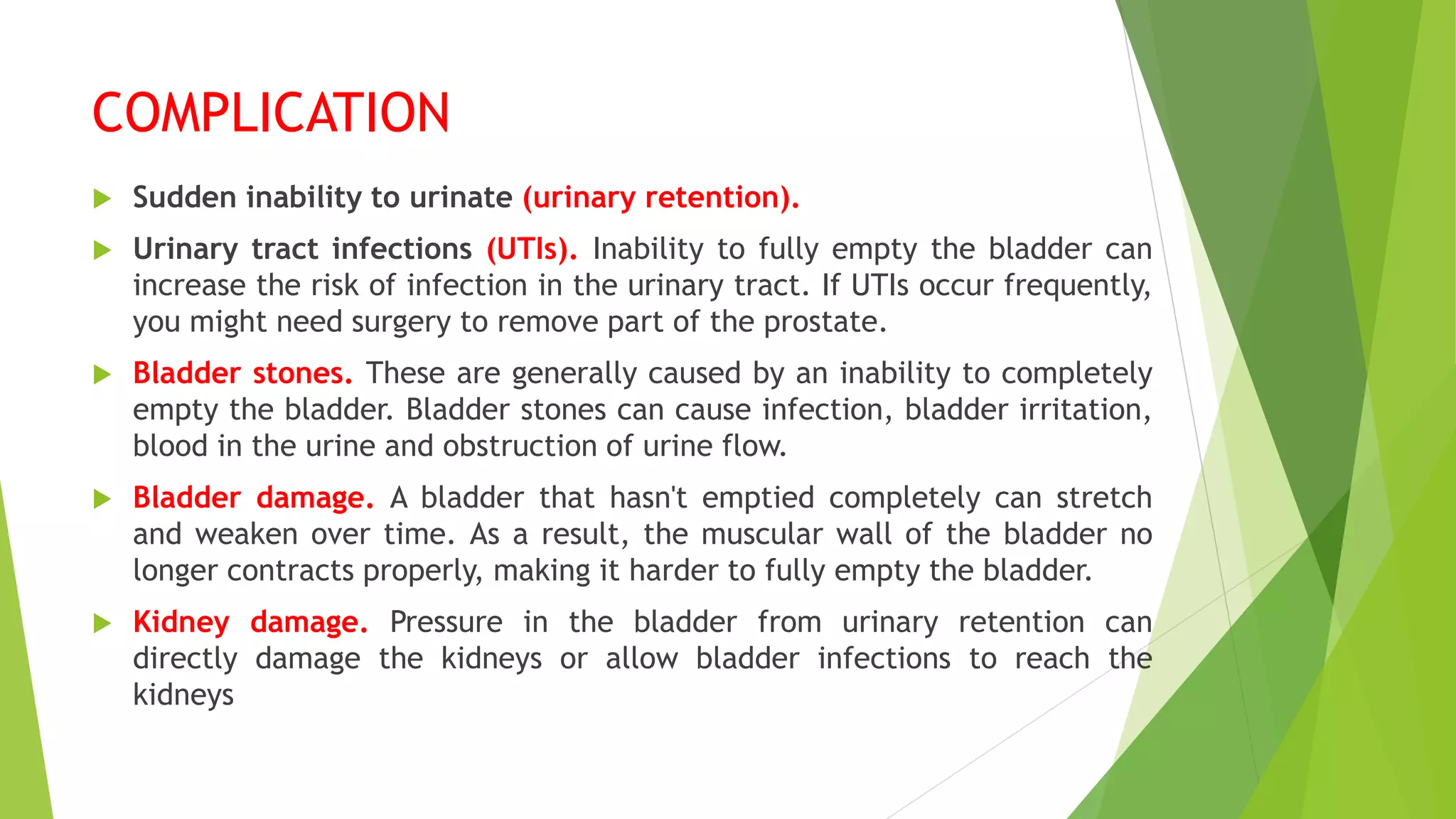 Benign prostatic hyperplasia (BPH) | PPTX