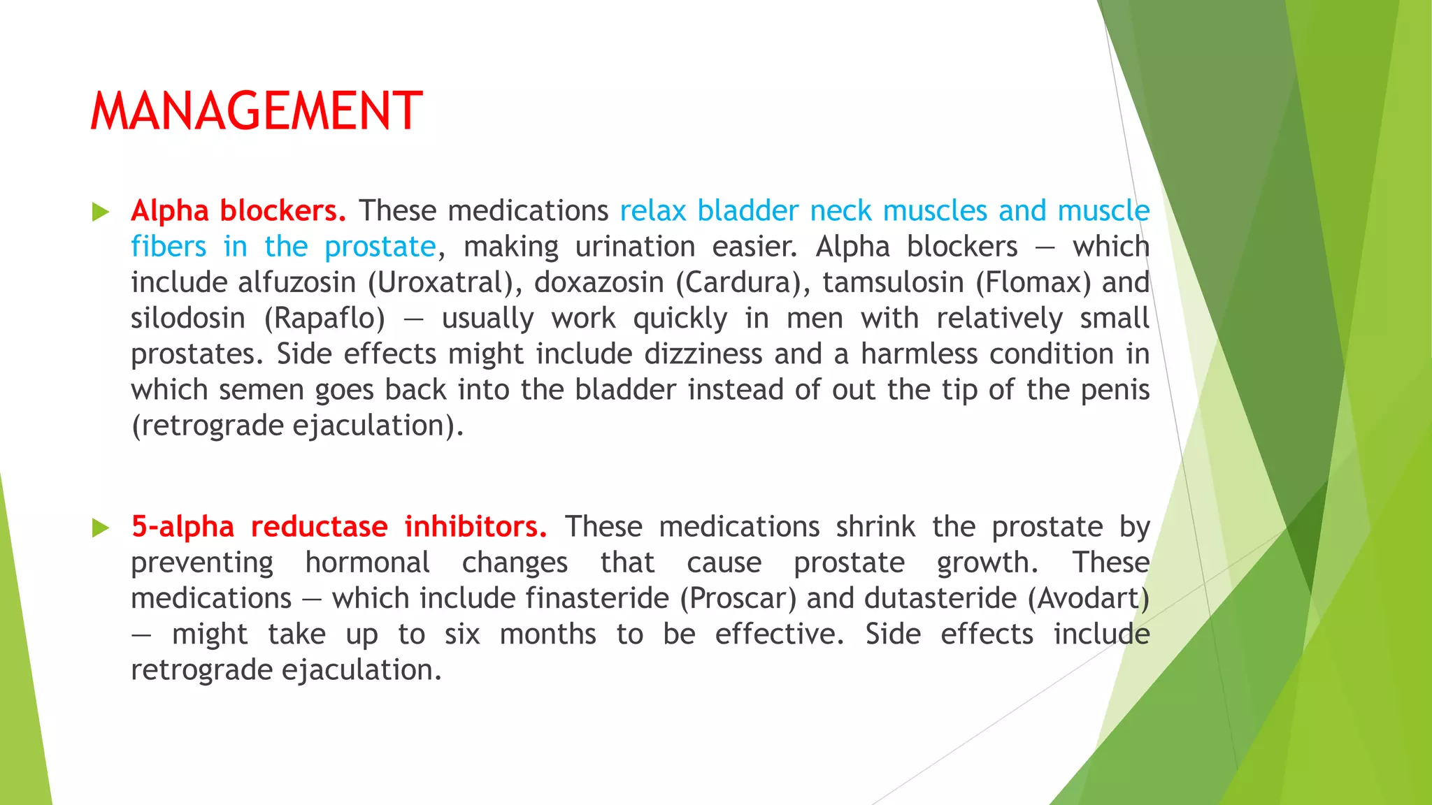 Benign prostatic hyperplasia (BPH) | PPTX