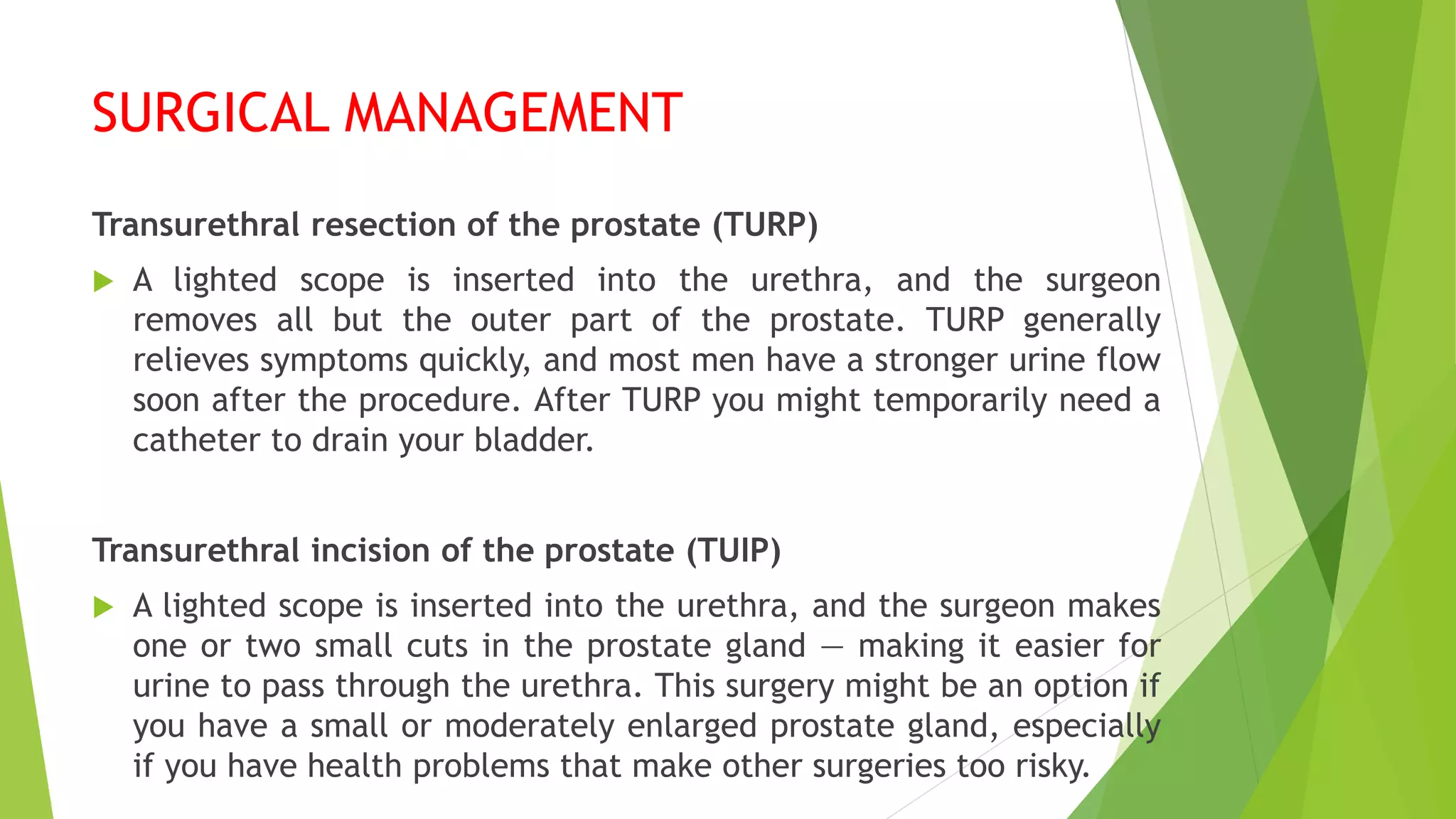 Benign prostatic hyperplasia (BPH) | PPTX