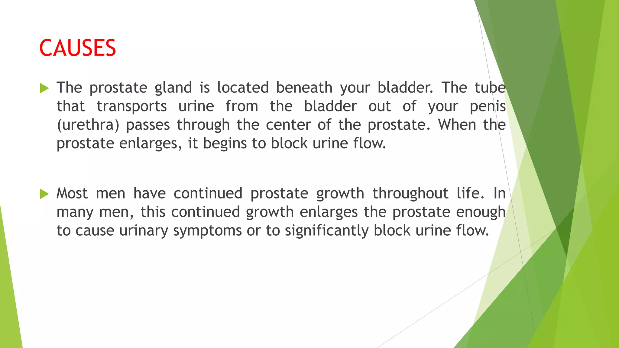 Benign prostatic hyperplasia (BPH) | PPTX