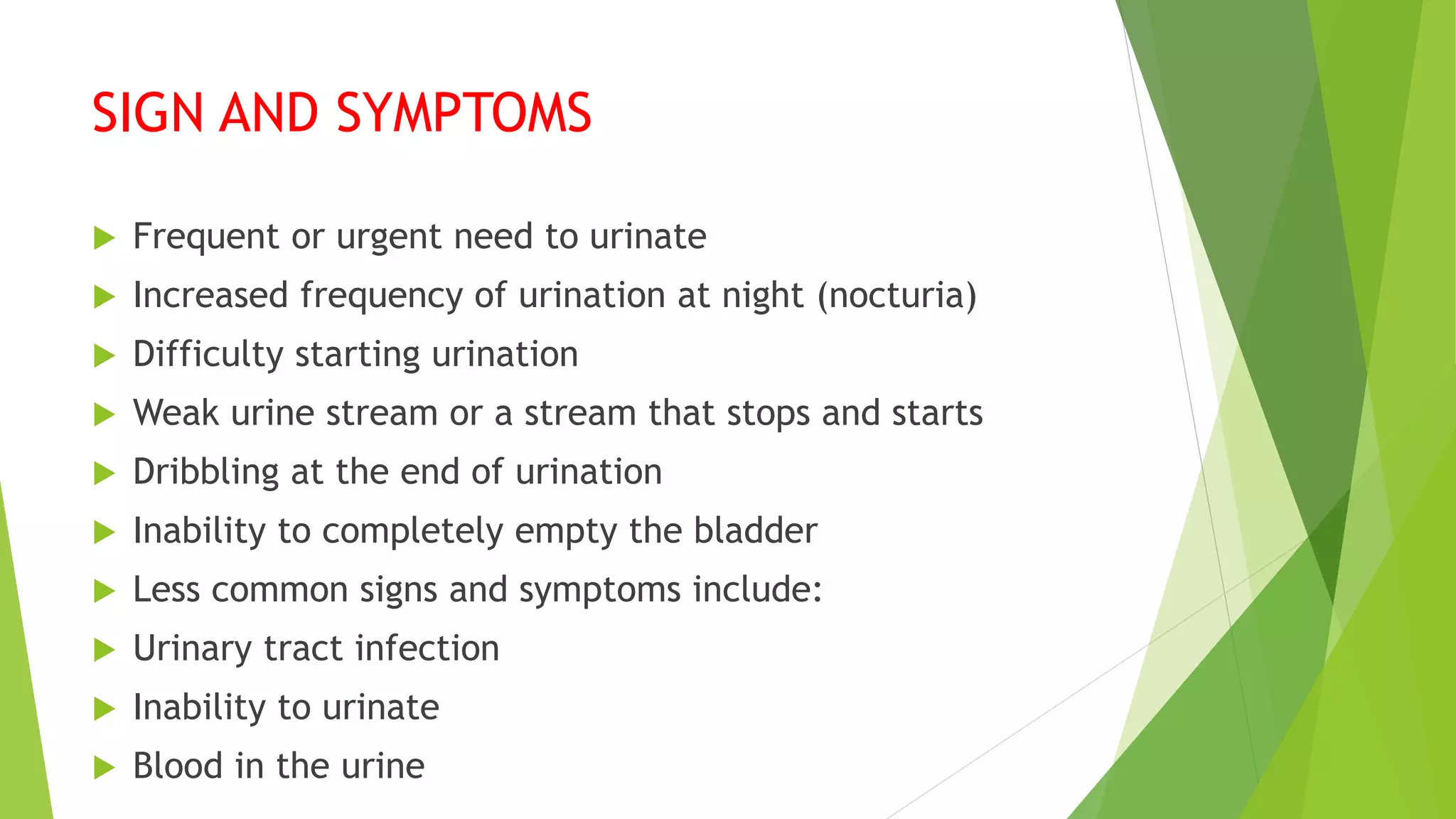 Benign prostatic hyperplasia (BPH) | PPTX
