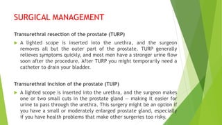 Benign prostatic hyperplasia (BPH) | PPTX