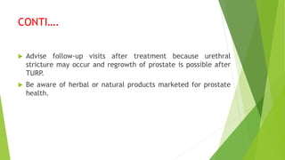 Benign prostatic hyperplasia (BPH) | PPTX
