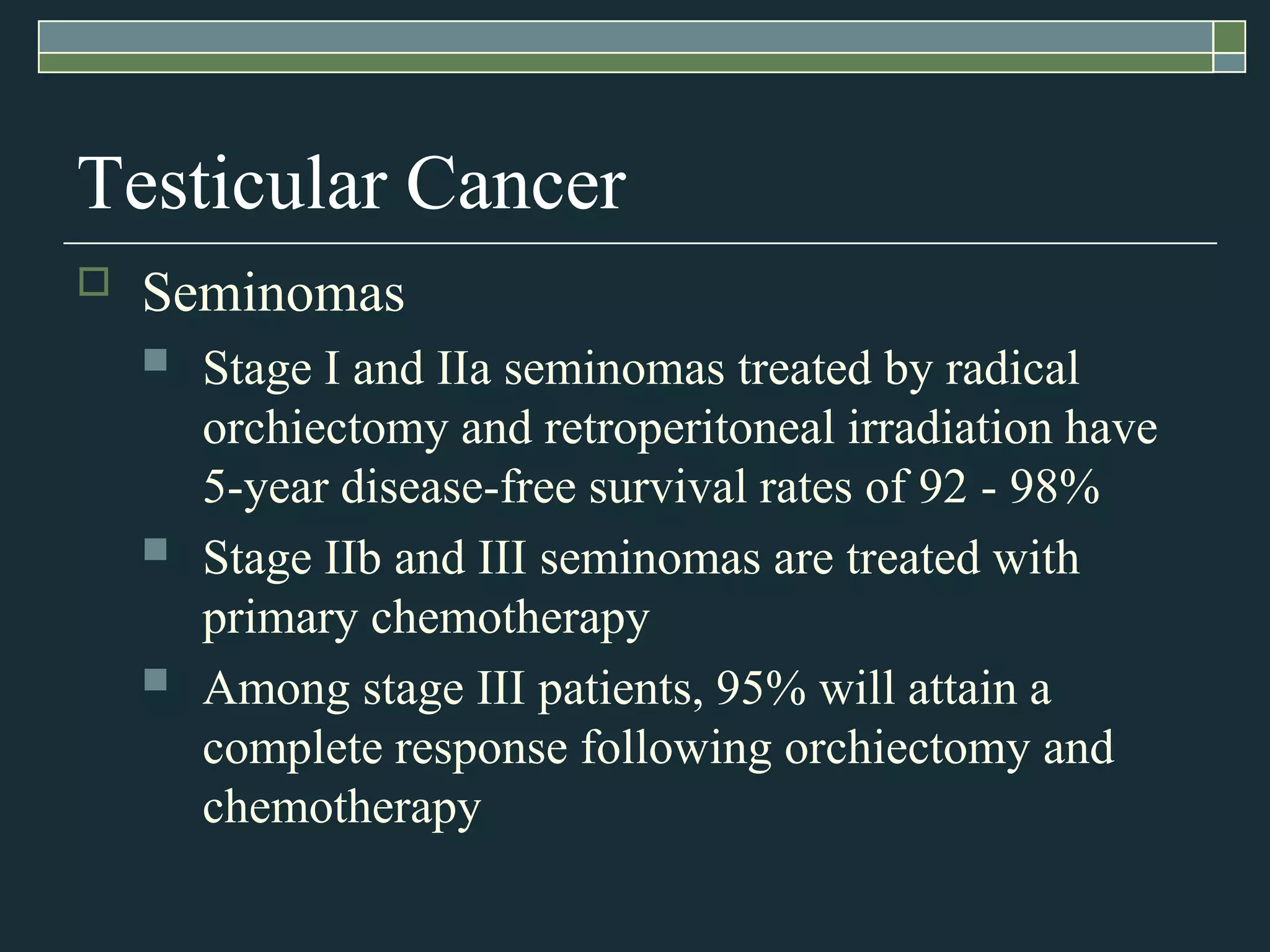 BPH, Prostate Cancer, Testicular Cancer | PPTX