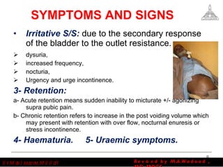 BPH and Obstructive Uropathy | PPT