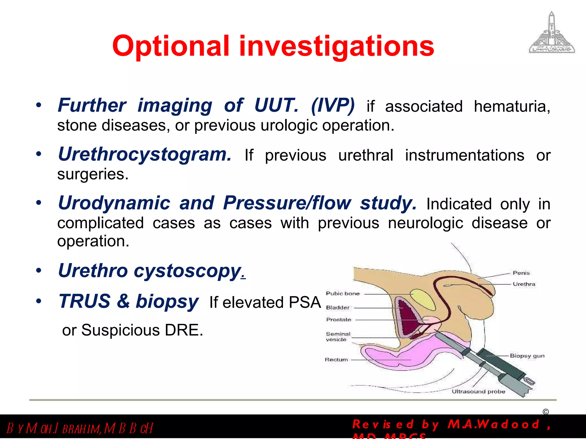 BPH and obstructive uropathy | PPT