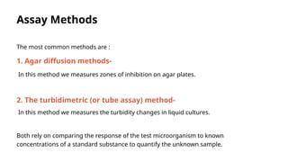 Methods for standardization of Antibiotics, Vitamins and Amino acids ...