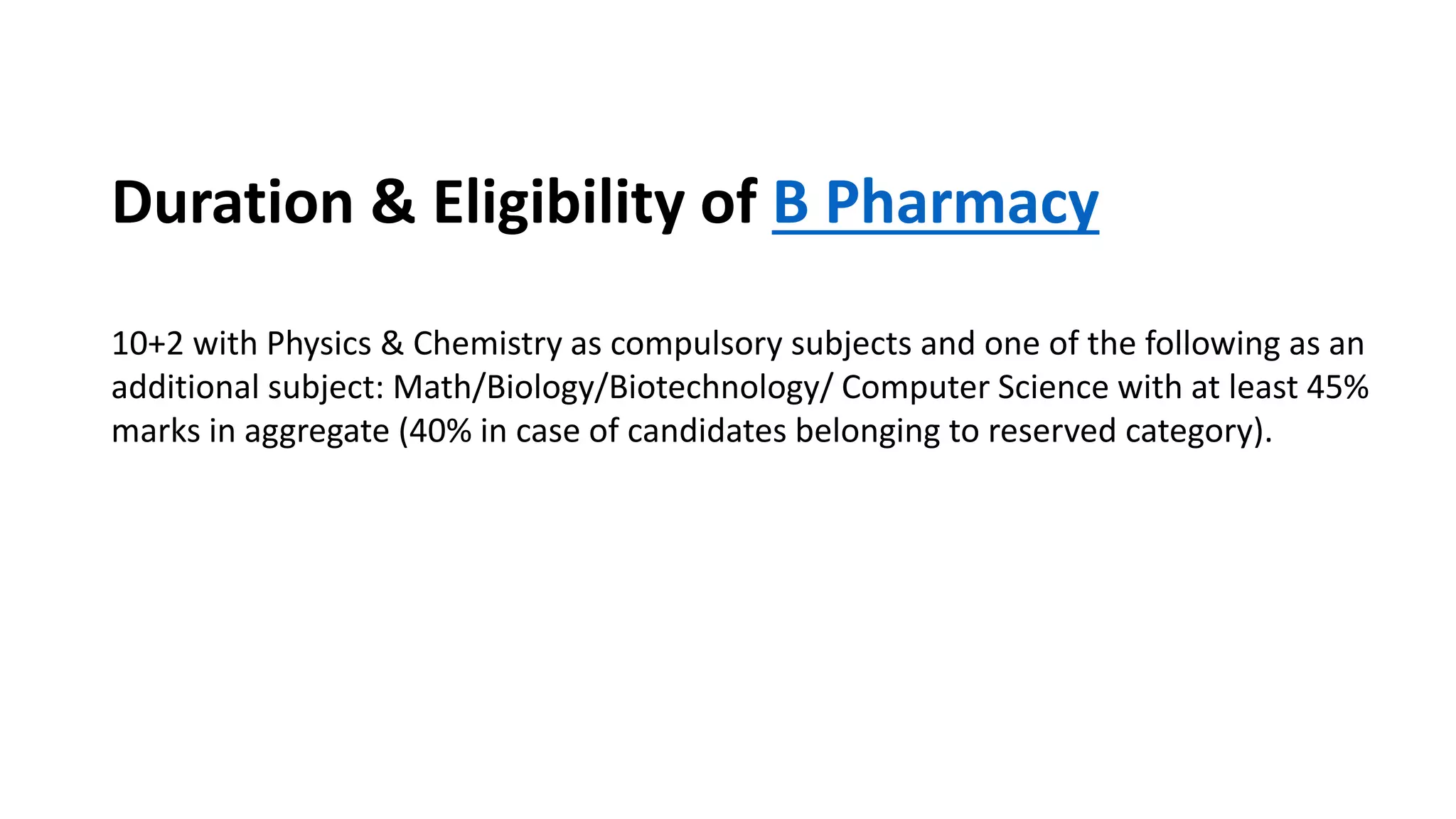 B Pharmacy | PPTX