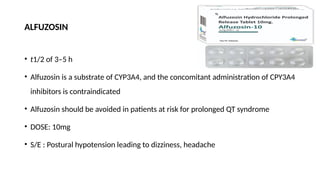 PHARMACOTHERAPY OF BENIGN PROSTATIC HYPERPLASIA .pptx