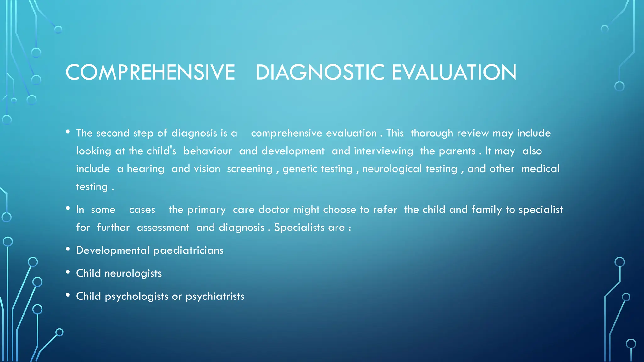 BPHC.306. Autism.pptx public and community health care | PPTX