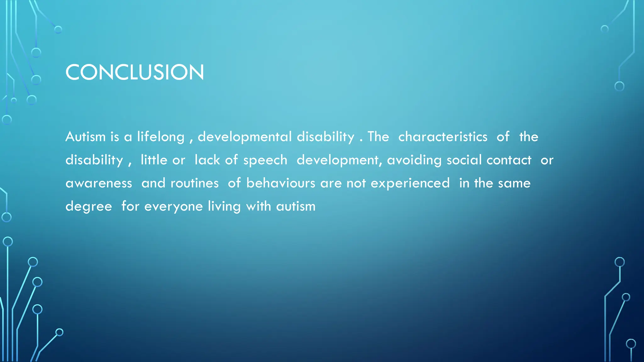 BPHC.306. Autism.pptx public and community health care | PPTX