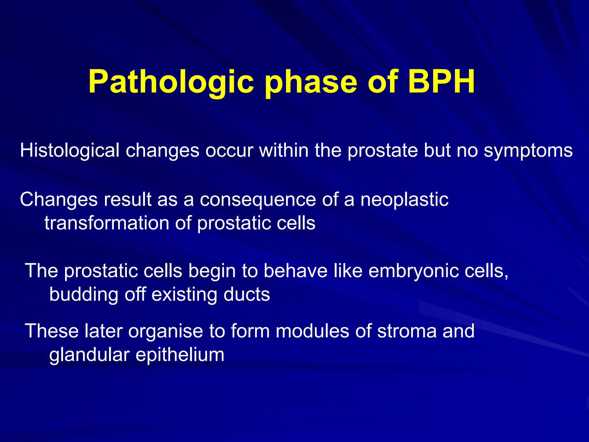 Benign prostatic hyperplasia by Sayed Eleweedy | PPT