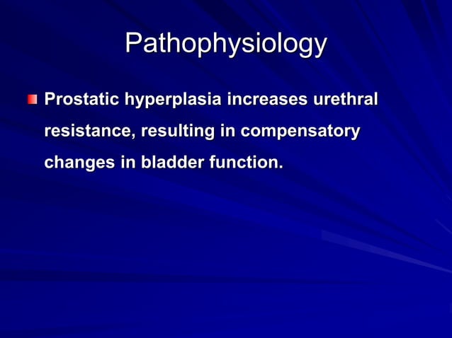 Benign prostatic hyperplasia by Sayed Eleweedy | PPT