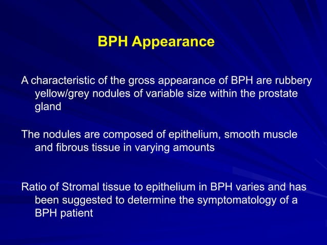 Benign prostatic hyperplasia by Sayed Eleweedy | PPT
