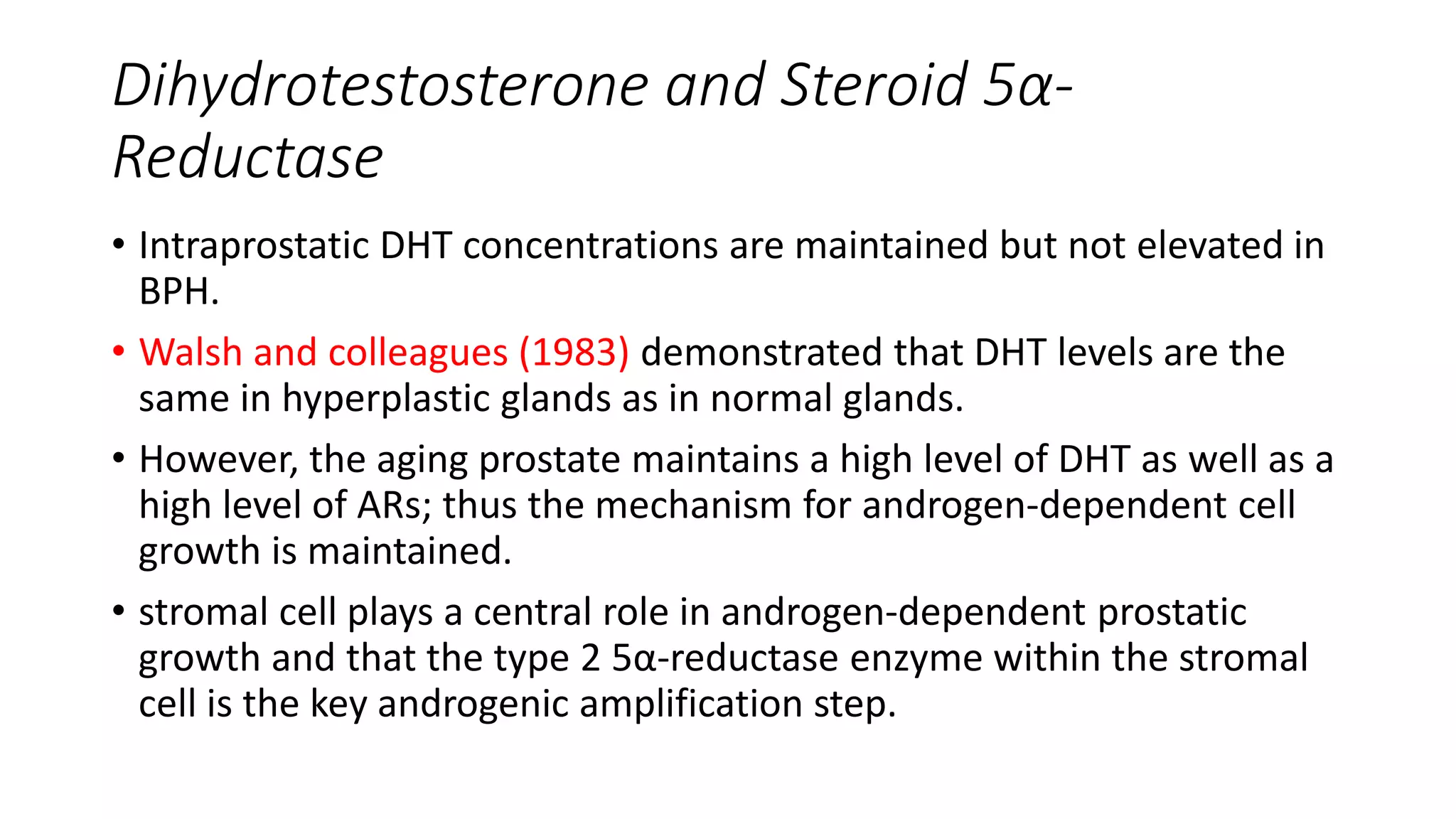 BENIGN PROSTATIC HYPERPLASIA: Epidemiology, Etiology, Pathophysiology ...