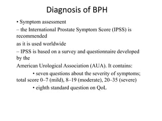 BPH & its management by Dr Nesar | PPTX