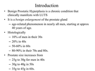 BPH & its management by Dr Nesar | PPTX