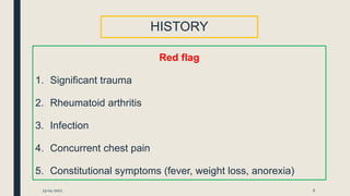 Approach to Neck and Back Pain | PPTX