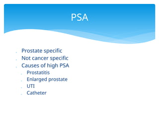 BPH, PSA and Prostate CA - what GPs need to know.pptx