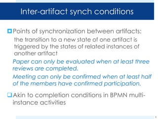 Discovering Unbounded Synchronization Conditions in Artifact-Centric ...