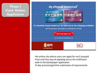 BPI - Bank Account | PPT | Credit Cards | Personal Debt