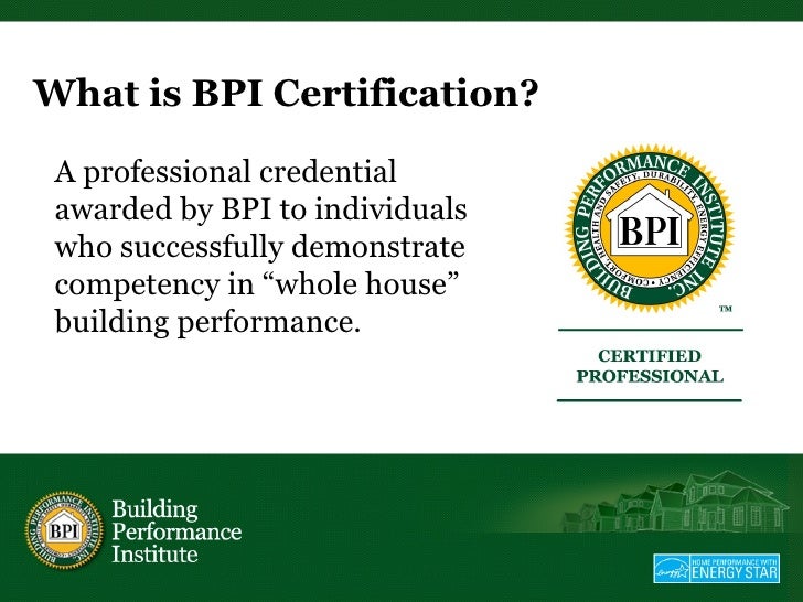 Bpi accredited training, john jones