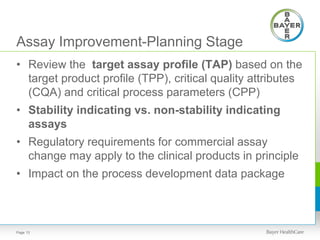 Assay Improvement for Protein Therapeutics at Clinical Development ...