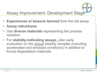 Assay Improvement for Protein Therapeutics at Clinical Development ...