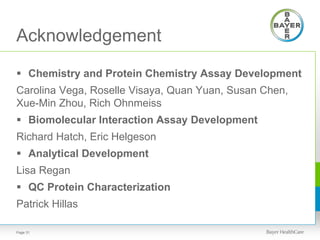 Assay Improvement for Protein Therapeutics at Clinical Development ...