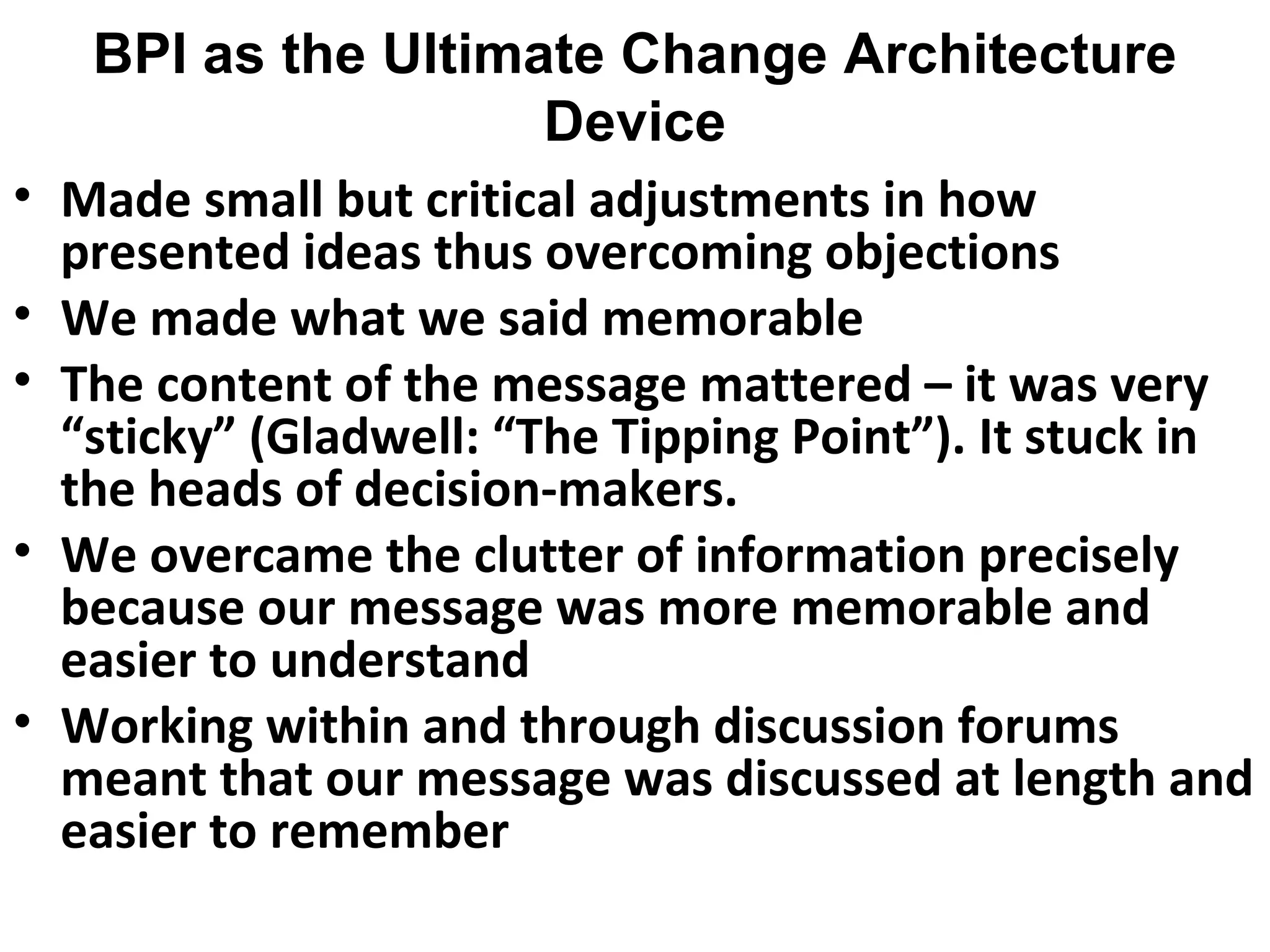 Bpi Connecting The Business Intelligence Community | PPT