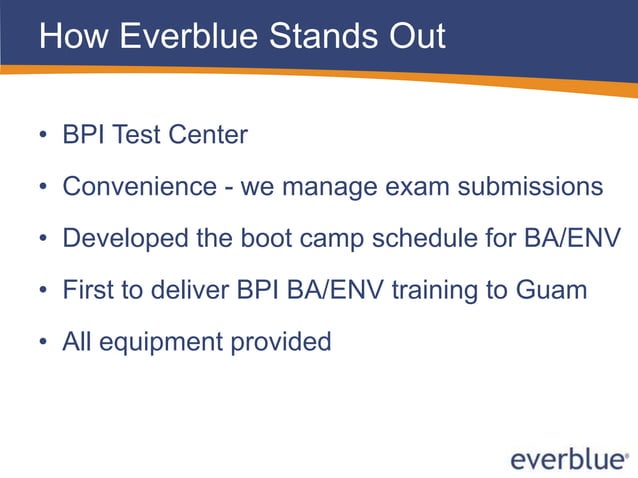 BPI Certification Overview | PPT